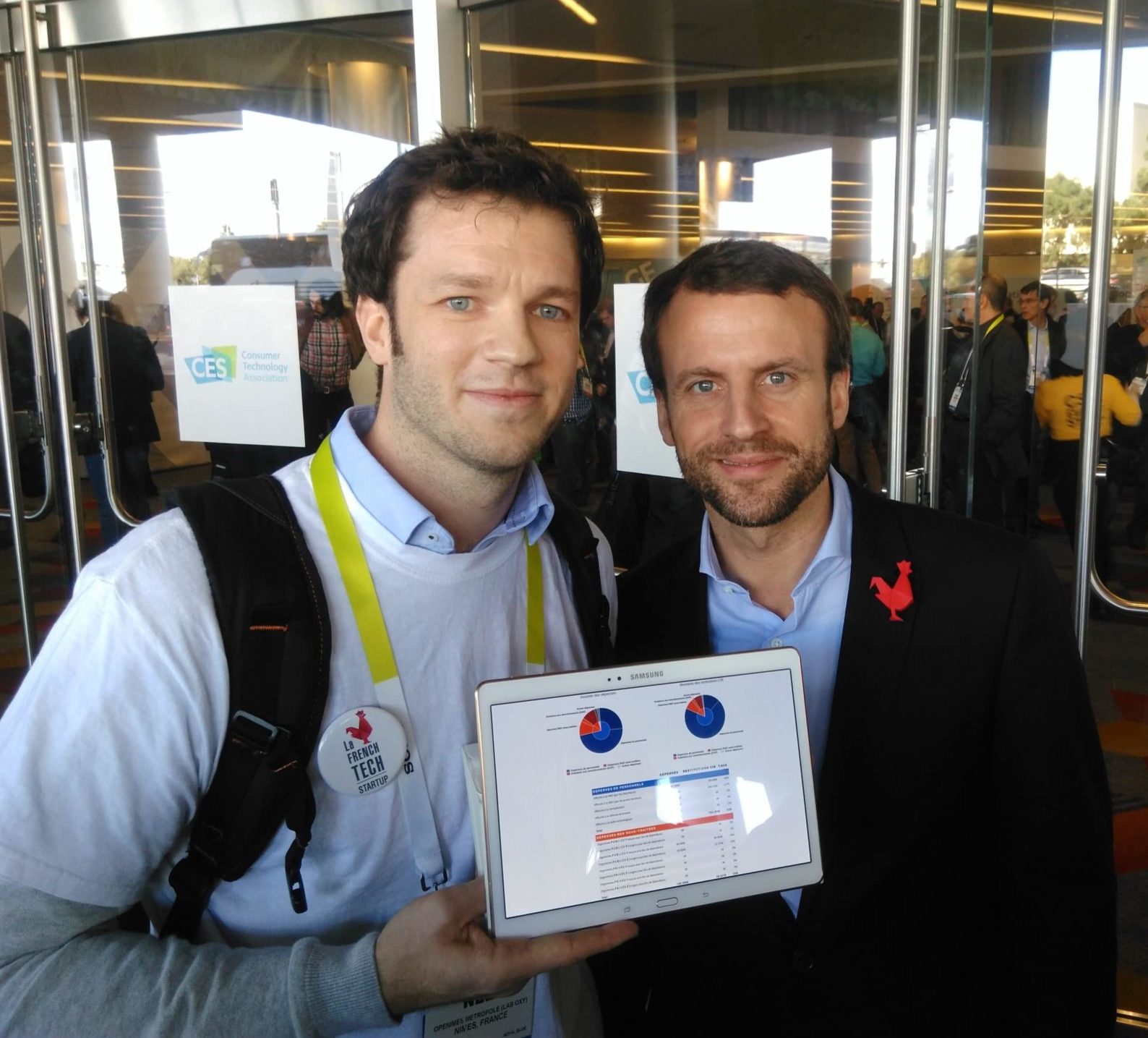 Emmanuel Macron découvre les outils LabOxy - LabOxy